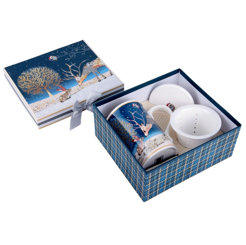 Tea/Coffee Mug with Filter and Lid Gift Box – TranquilityTea